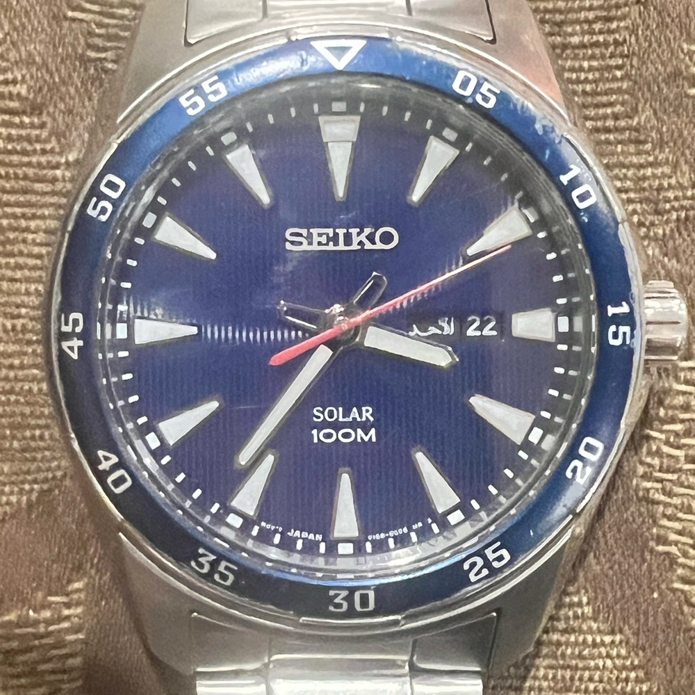 Seiko Sne391p1 Automatic Solar Men’s Watch (Used) - Gem